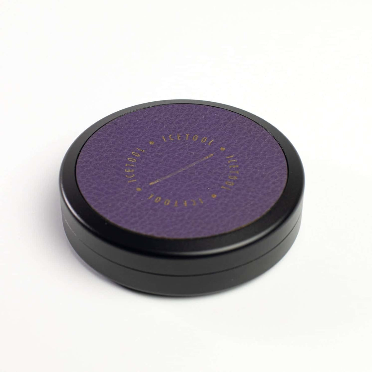 Icetool Tri Can for portion snus - Black with Violet leather - Aluminum ...